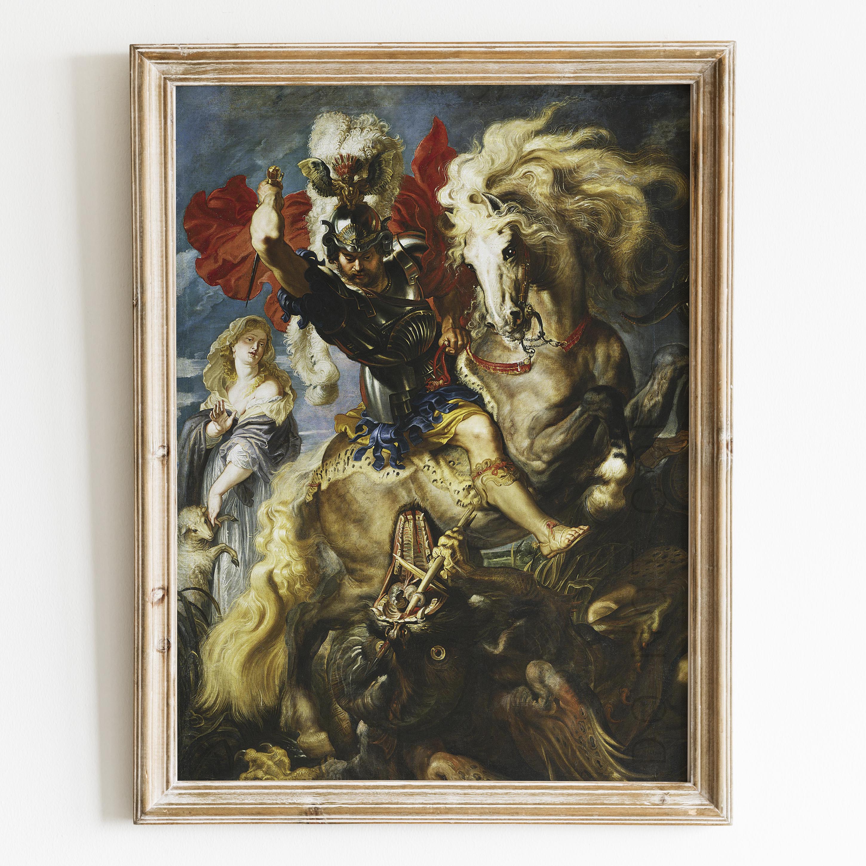 Luther Hammers His 95 Theses To The Door Wall Art Poster Prints ...