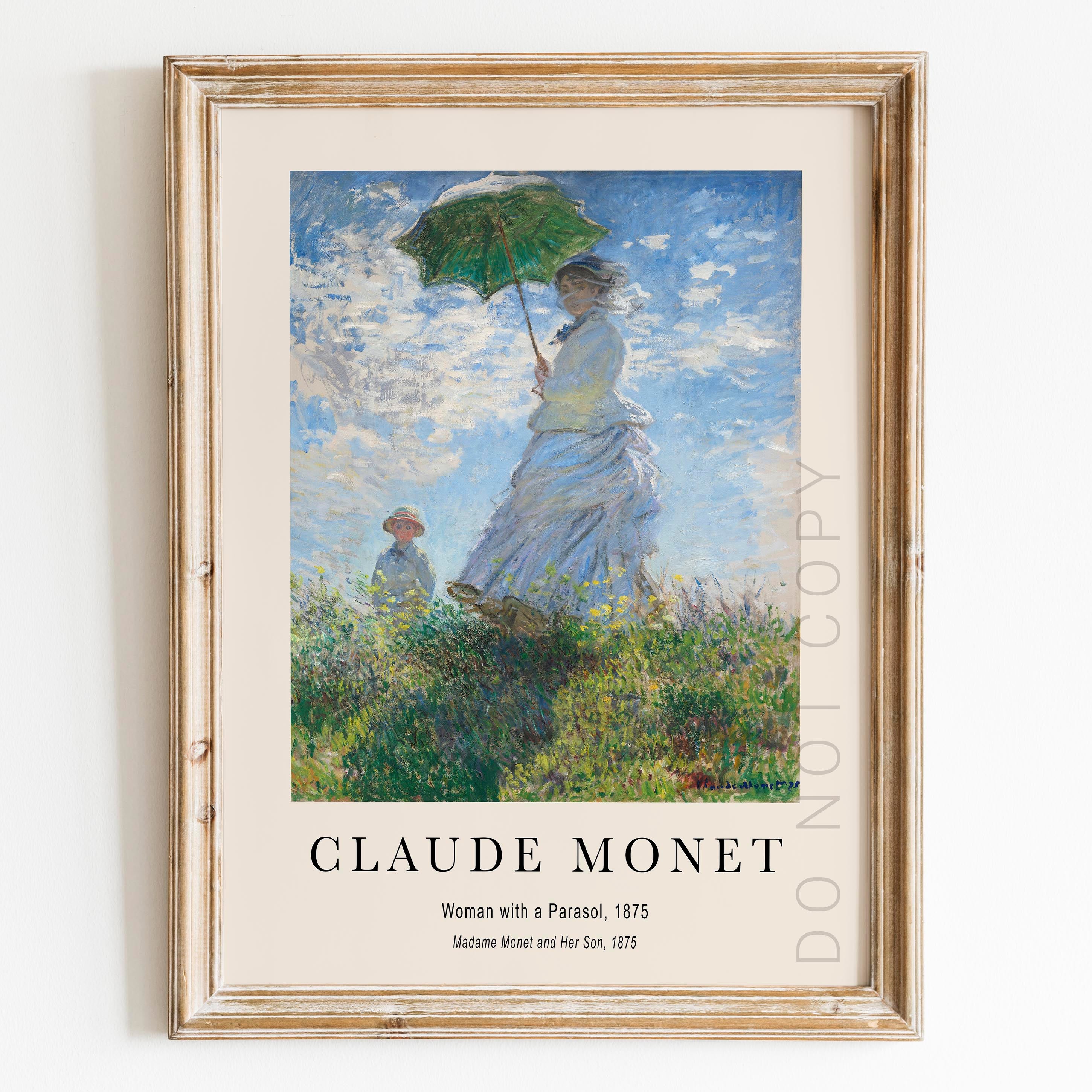 Claude Monet: Woman With A Parasol Wall Art Poster Prints – Prints Limited