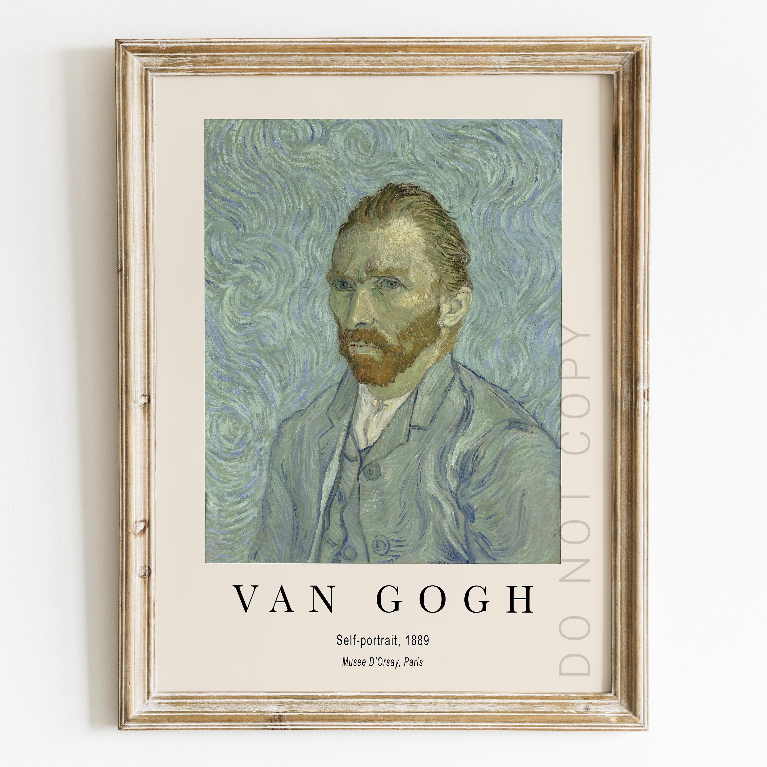Vincent Van Gogh: Self Portrait Wall Art Poster Prints – Prints Limited