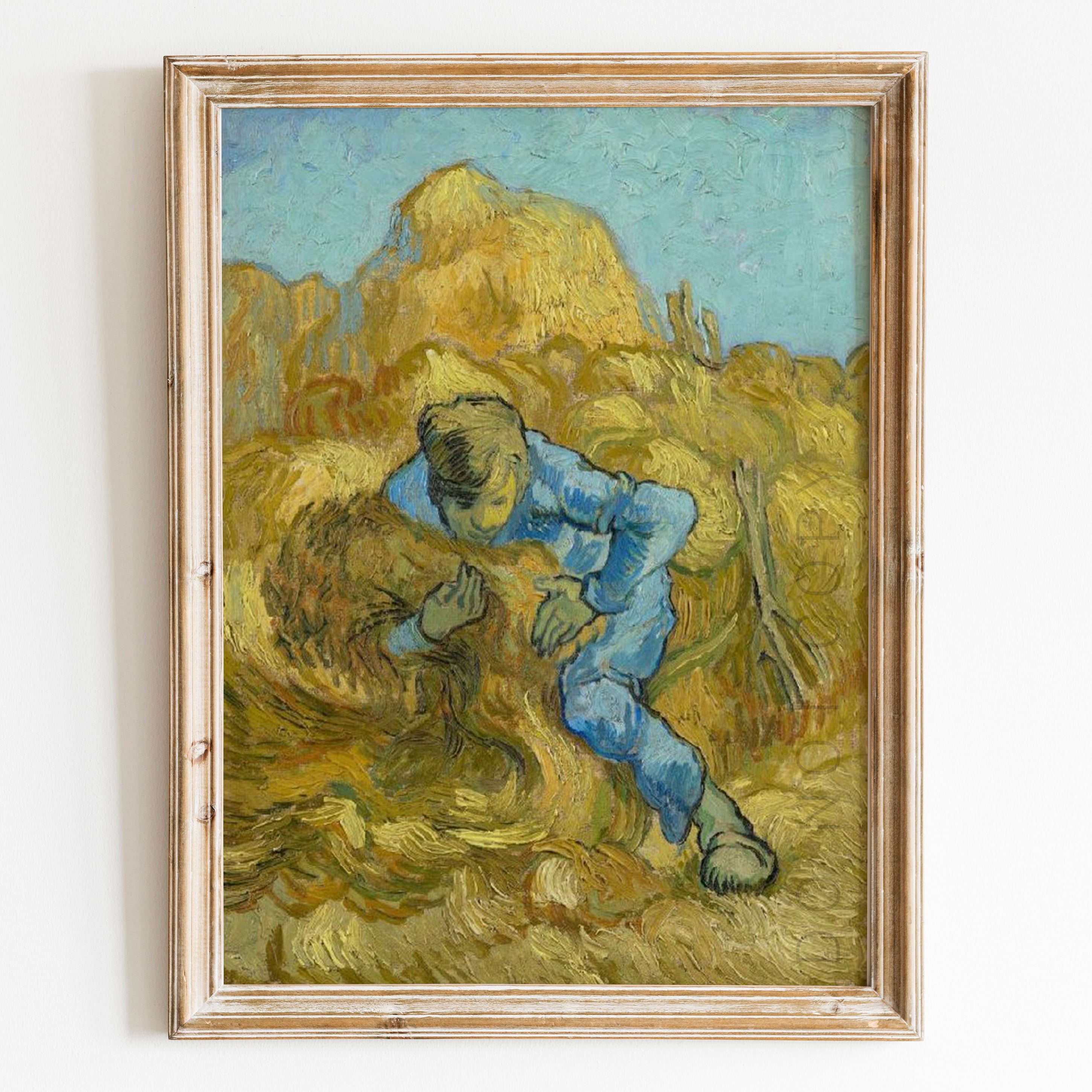 The Sheaf-Binder (1889) by Van Gogh Wall Art Poster Prints – Prints Limited