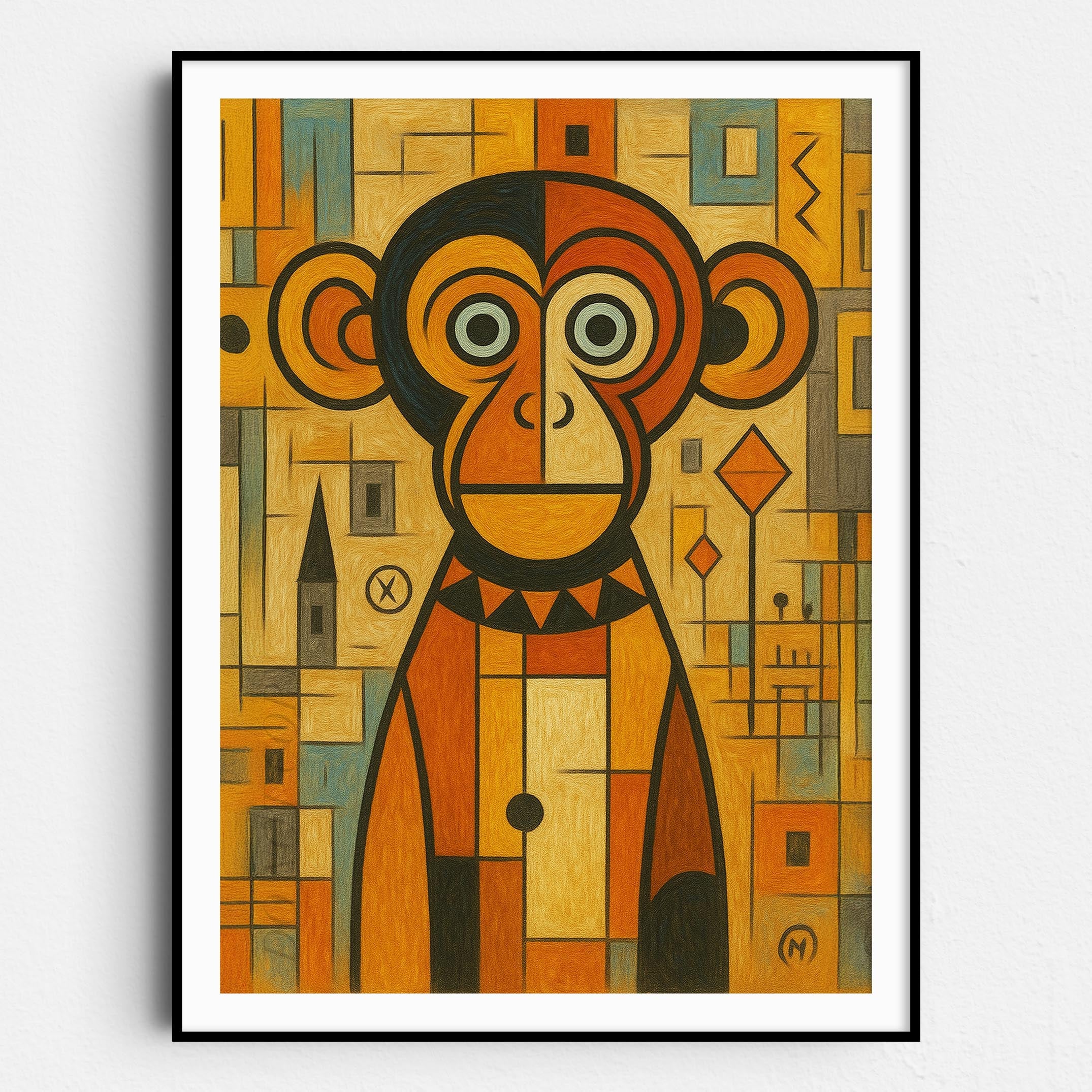 The Monkey Picasso Wall Art Poster Prints – Prints Limited