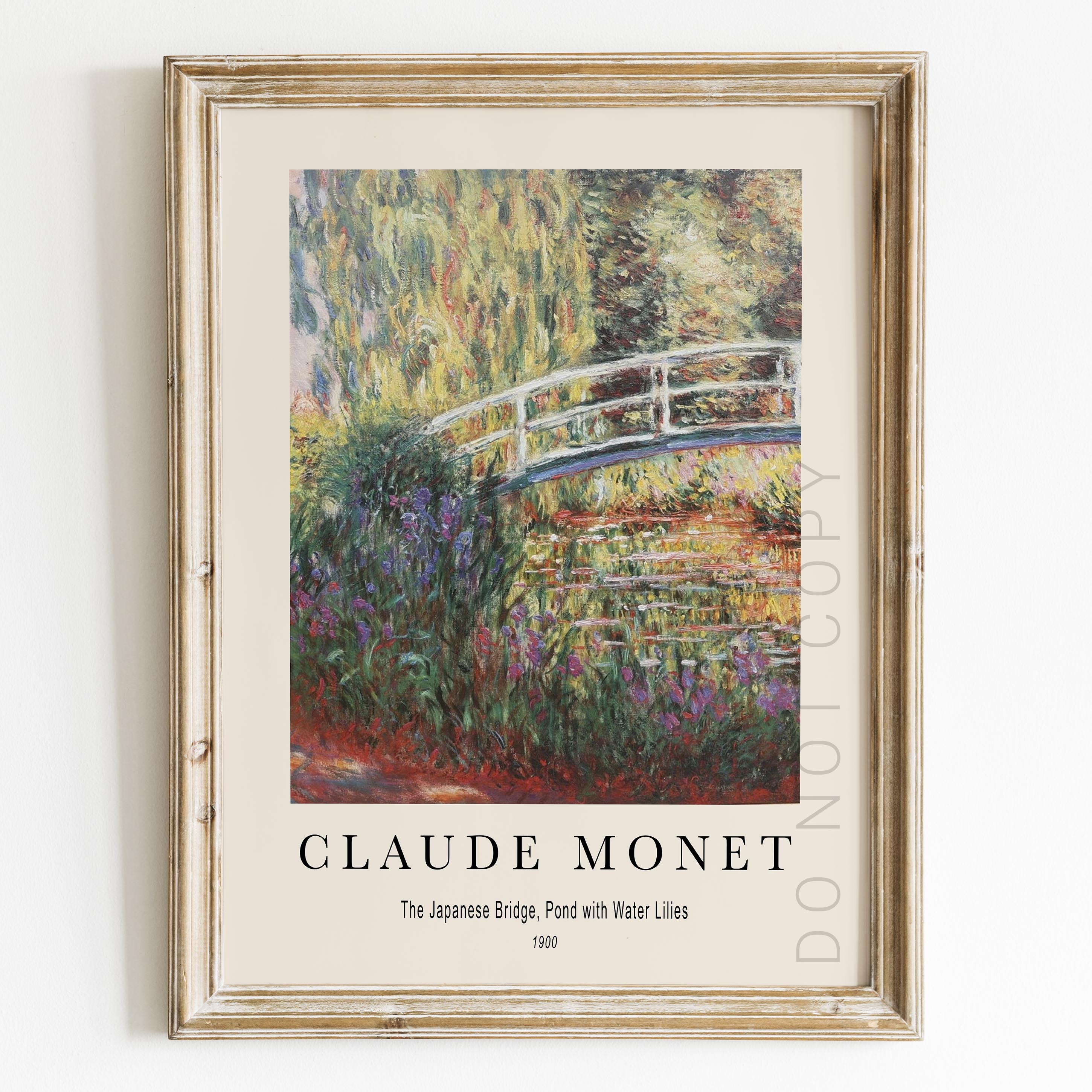 Claude Monet - The Japanese Bridge Wall Art Poster Prints – Prints Limited