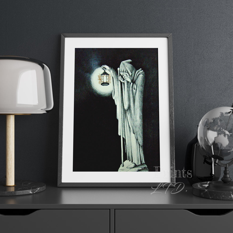 Led Zeppelin Man With Lantern Art Prints – Prints Limited